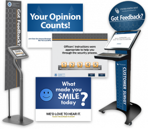 Survey & Customer Feedback Kiosk Solutions by DynaTouch